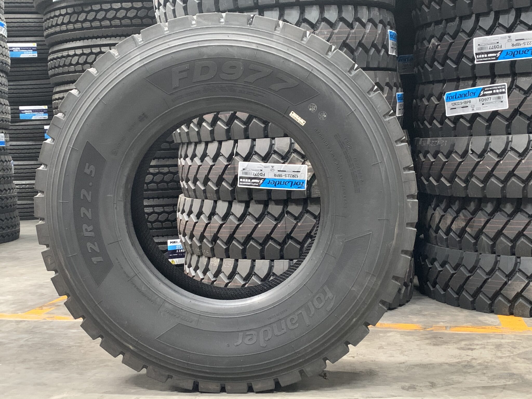 Tire expo 2023 Forlander 12R22.5 Tires